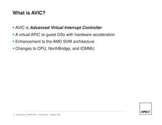 Introduction of AMD Virtual Interrupt Controller | PDF