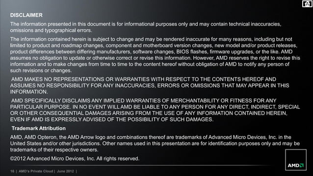 Lessons Learned: AMD’S Private Cloud | PPT