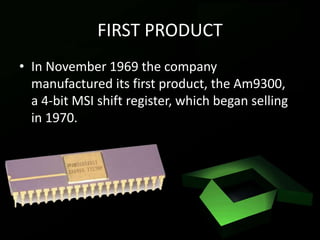 Advanced Micro Devices - AMD | PPT