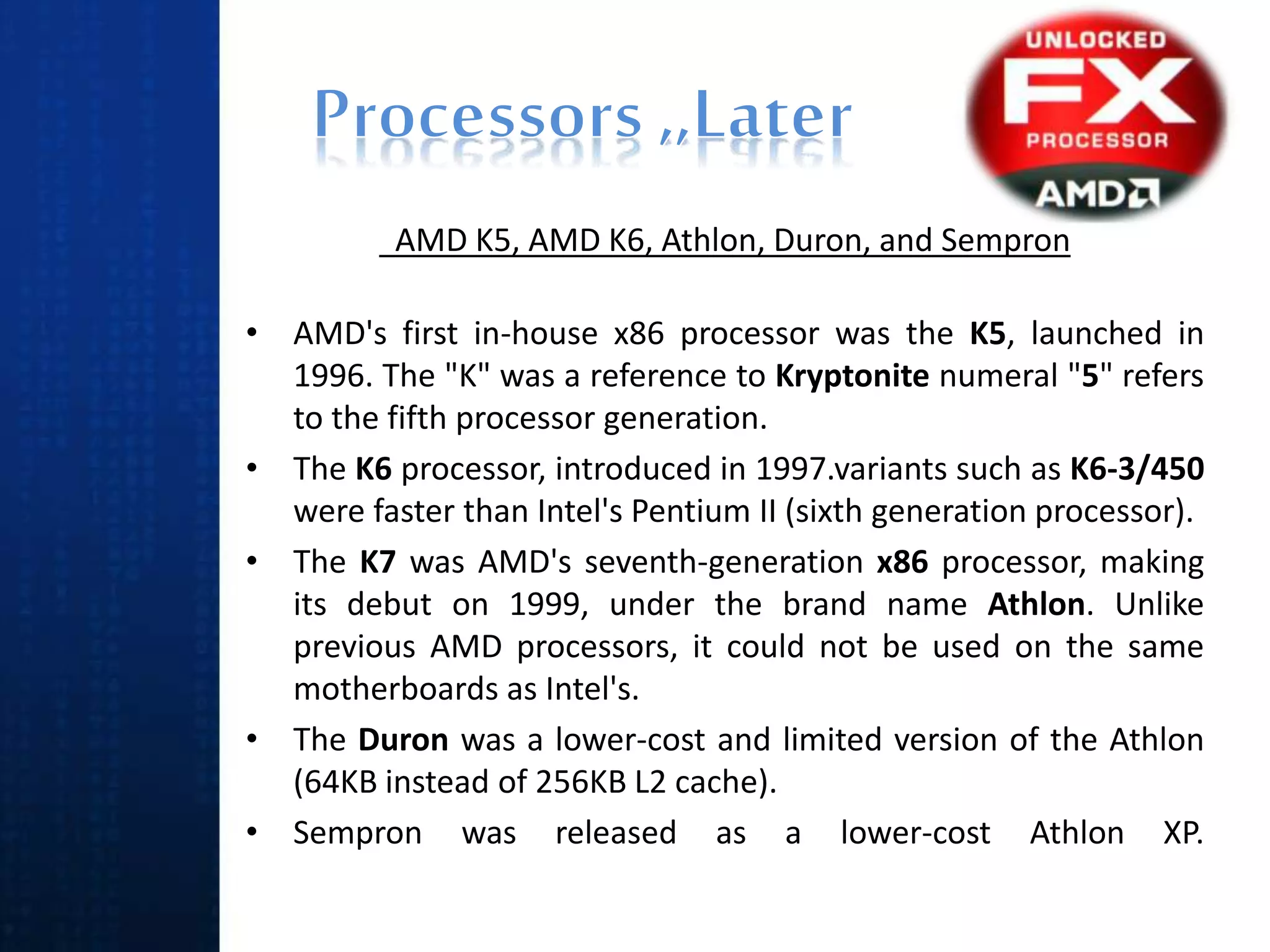 AMD Processor | PPTX