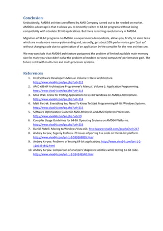 AMD64 (EM64T) architecture | PDF