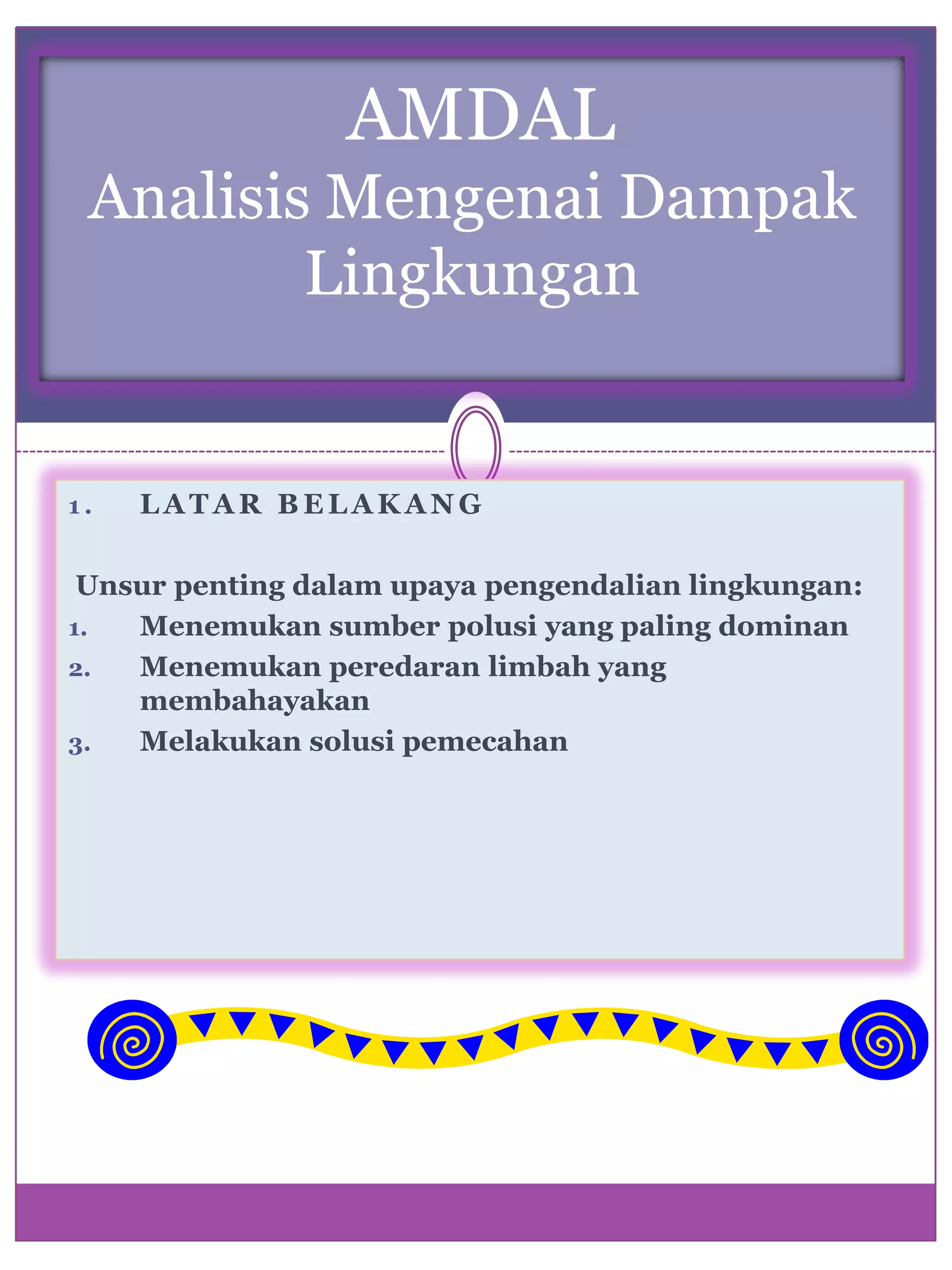 MATERI IPA SMK: AMDAL | PPTX