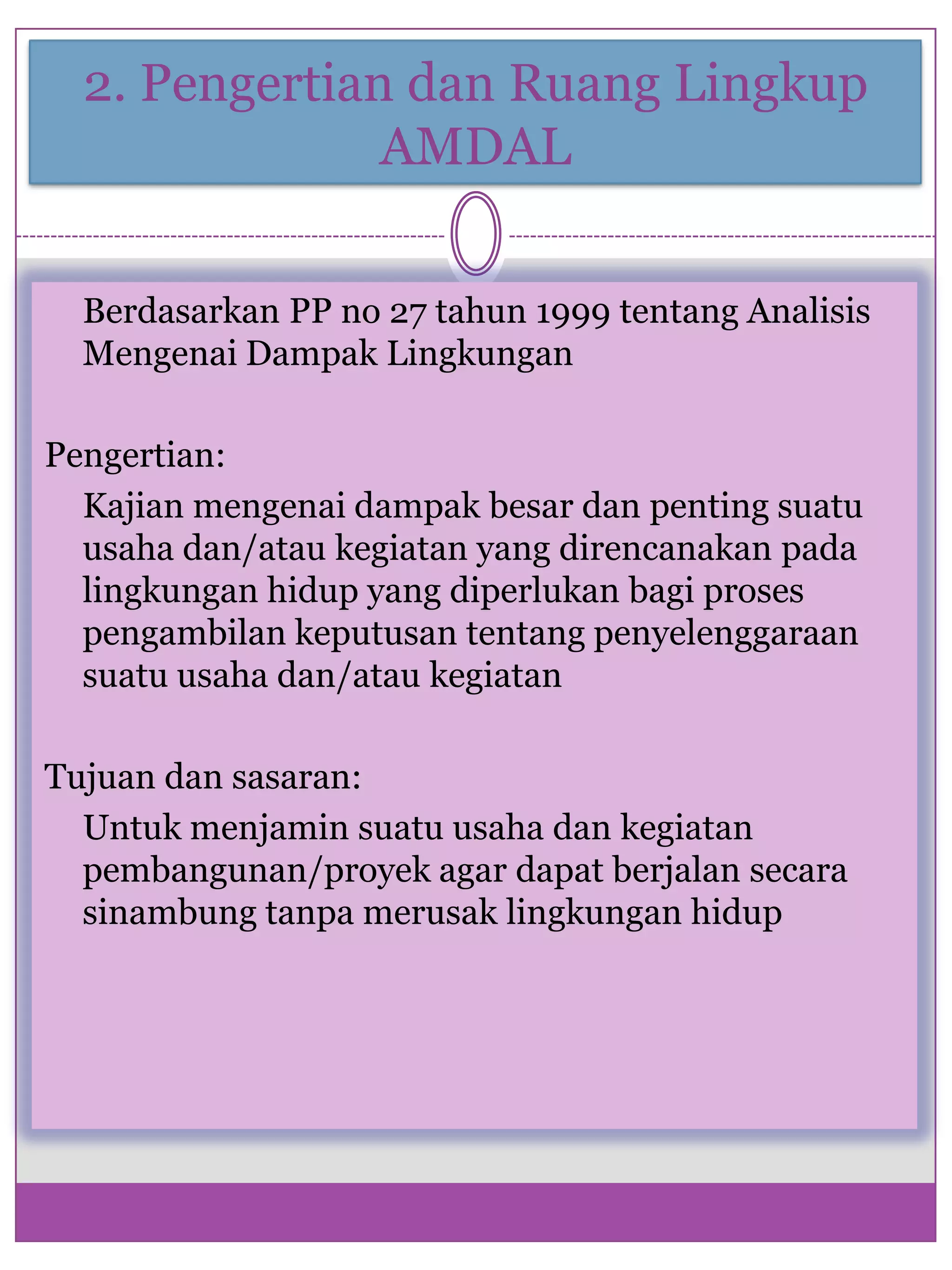 MATERI IPA SMK: AMDAL | PPTX