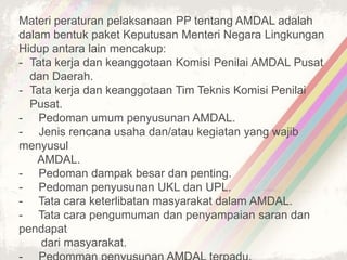 AMDAL | PPTX