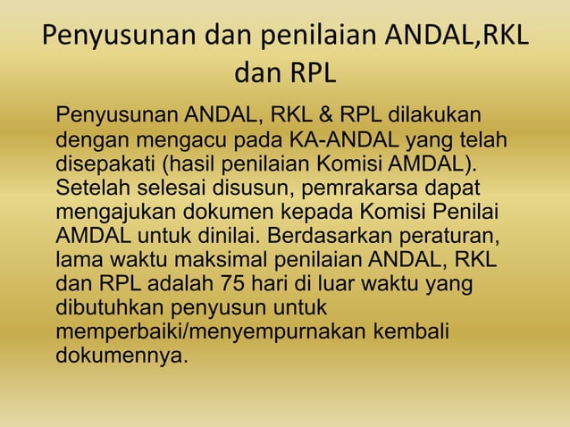 Prosedur AMDAL, Penyusun AMDAL dan Pihak yang Terlibat Penyusunan AMDAL ...