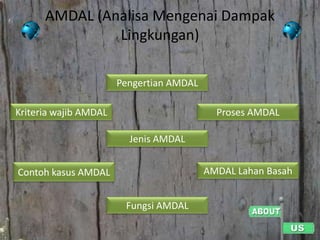 Amdal (analisa mengenai dampak lingkungan) | PPTX