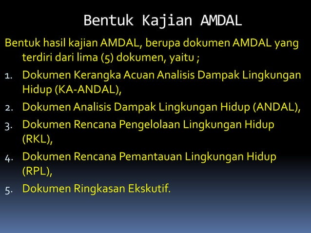 AMDAL DAN AUDIT LAPANGAN.ppt