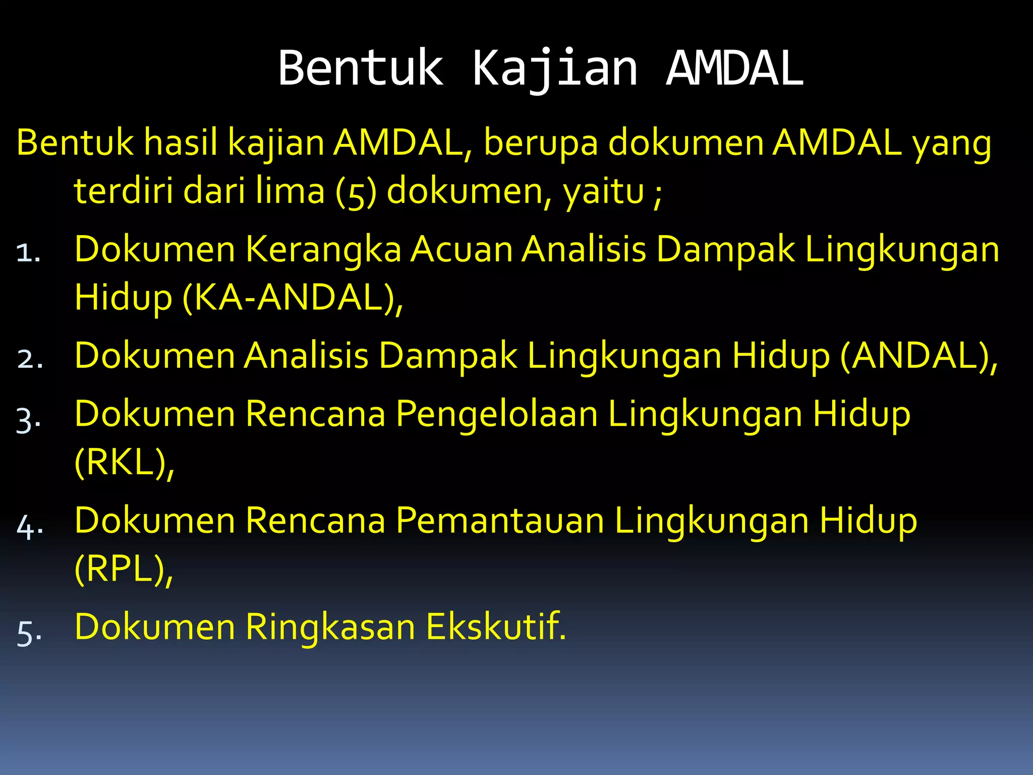 AMDAL DAN AUDIT LAPANGAN.ppt