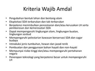 Amdal ppt | PPTX