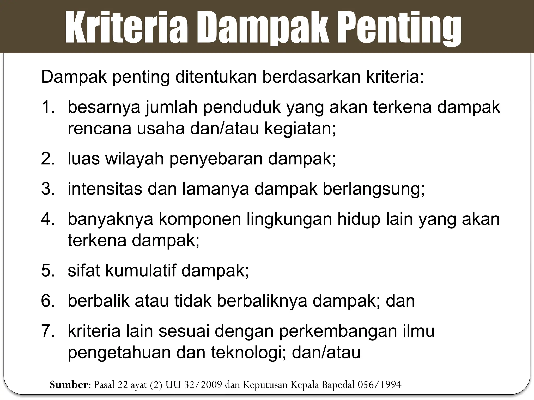MANAJEMEN ANALISA DAMPAK LINGKUNGAN DI RUMAH SAKIT | PPTX