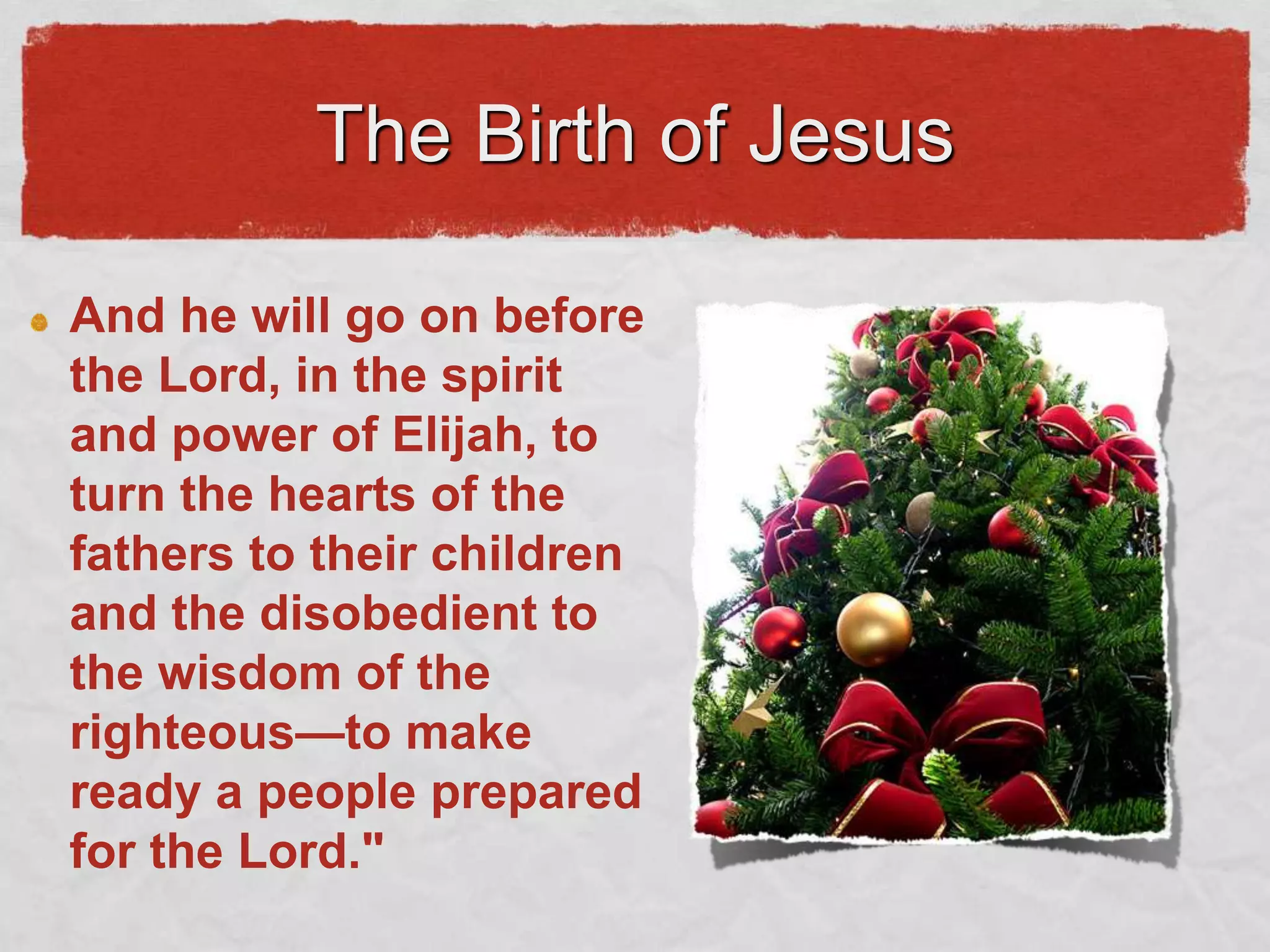 The Birth of Jesus | PPTX