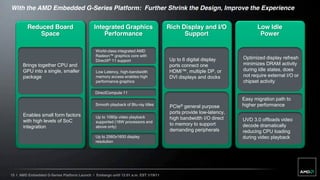 AMD Embedded G-Series Press Presentation | PDF | Operating Systems | Computer Software and ...