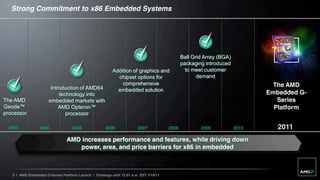 AMD Embedded G-Series Press Presentation | PDF | Operating Systems | Computer Software and ...
