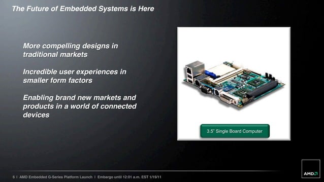 AMD Embedded G-Series Press Presentation | PPT