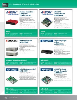 AMD Embedded Solutions Guide | PDF