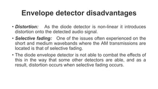 AM diode envelope demodulator | PPTX