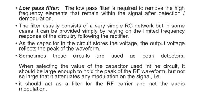 Am Diode Envelope Demodulator Pptx Consumer Electronics Technology And Computing
