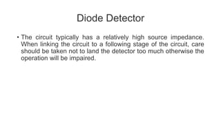 AM diode envelope demodulator | PPTX