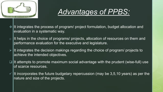 stages of planning, programming and budgeting system (ppbs) | PPTX ...