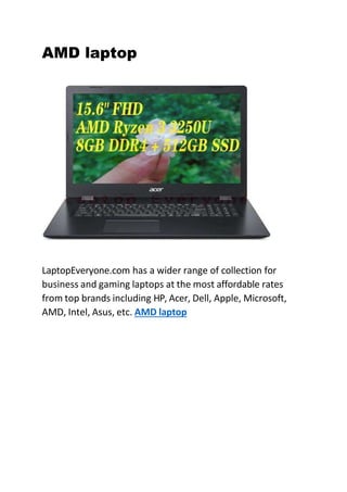 AMD laptop.pptx