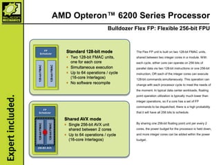 AMD Opteron™ 6200 Series Processor Guide, Silicon Mechanics | PPT