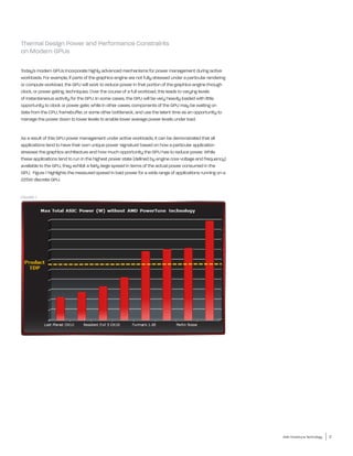 AMD PowerTune & ZeroCore Power Technologies | PDF