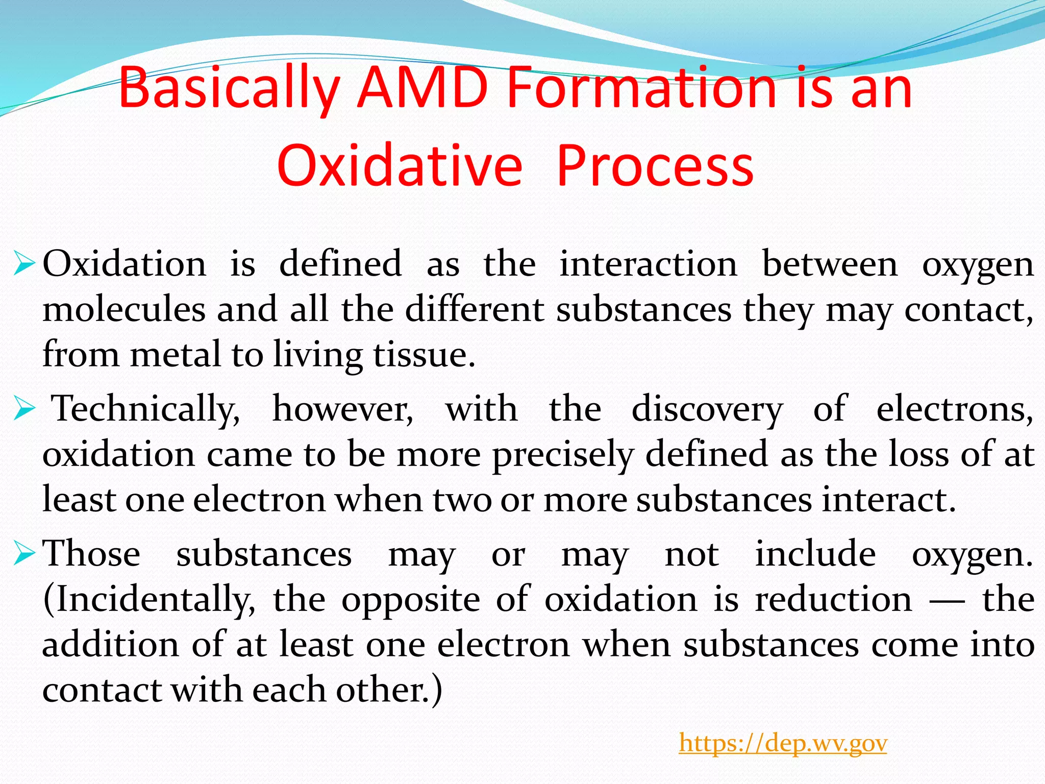 Acid Mine Drainage & its Environmental Impact | PPTX
