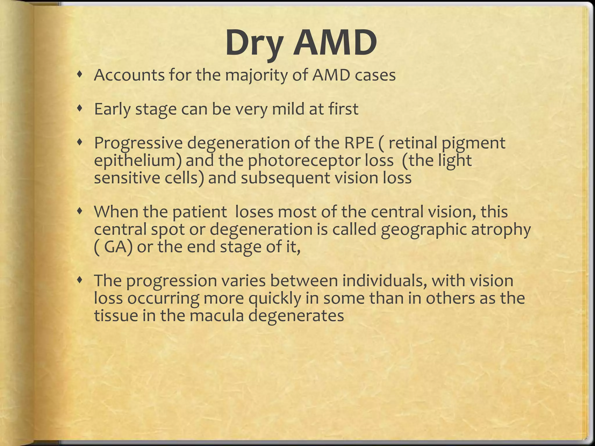 Age Related Macular Degeneration | PPTX