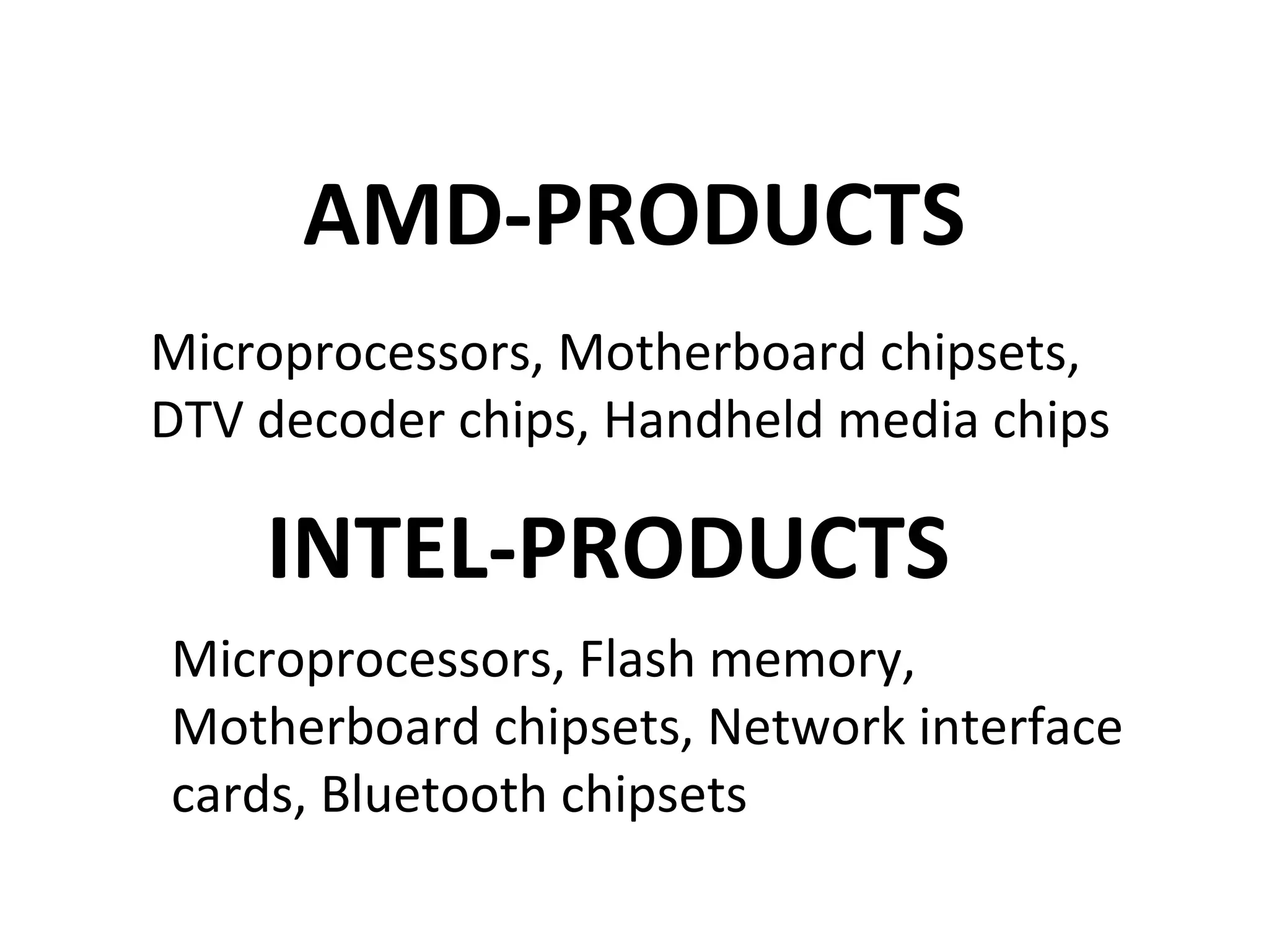 Amd vs intel | PPT