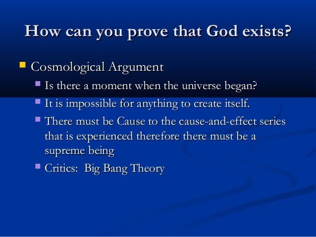 A meaning for existence