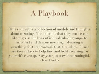 A meaning playbook | PDF