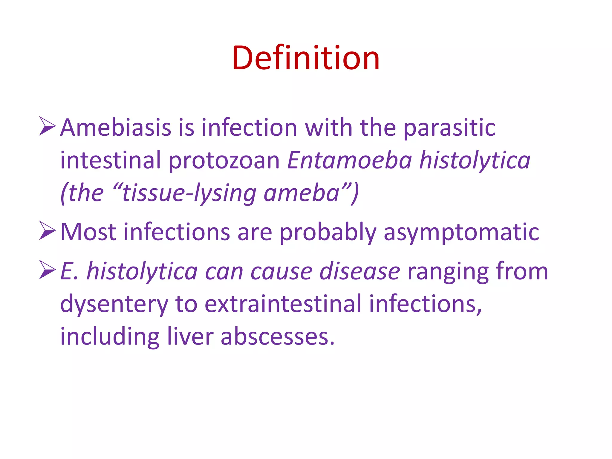 Amebiasis | PPTX