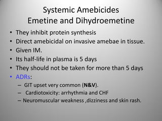 Amebiasis Agent | PDF
