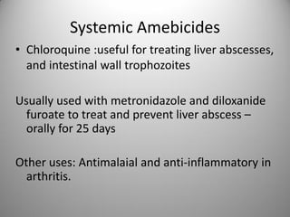 Amebiasis Agent | PDF