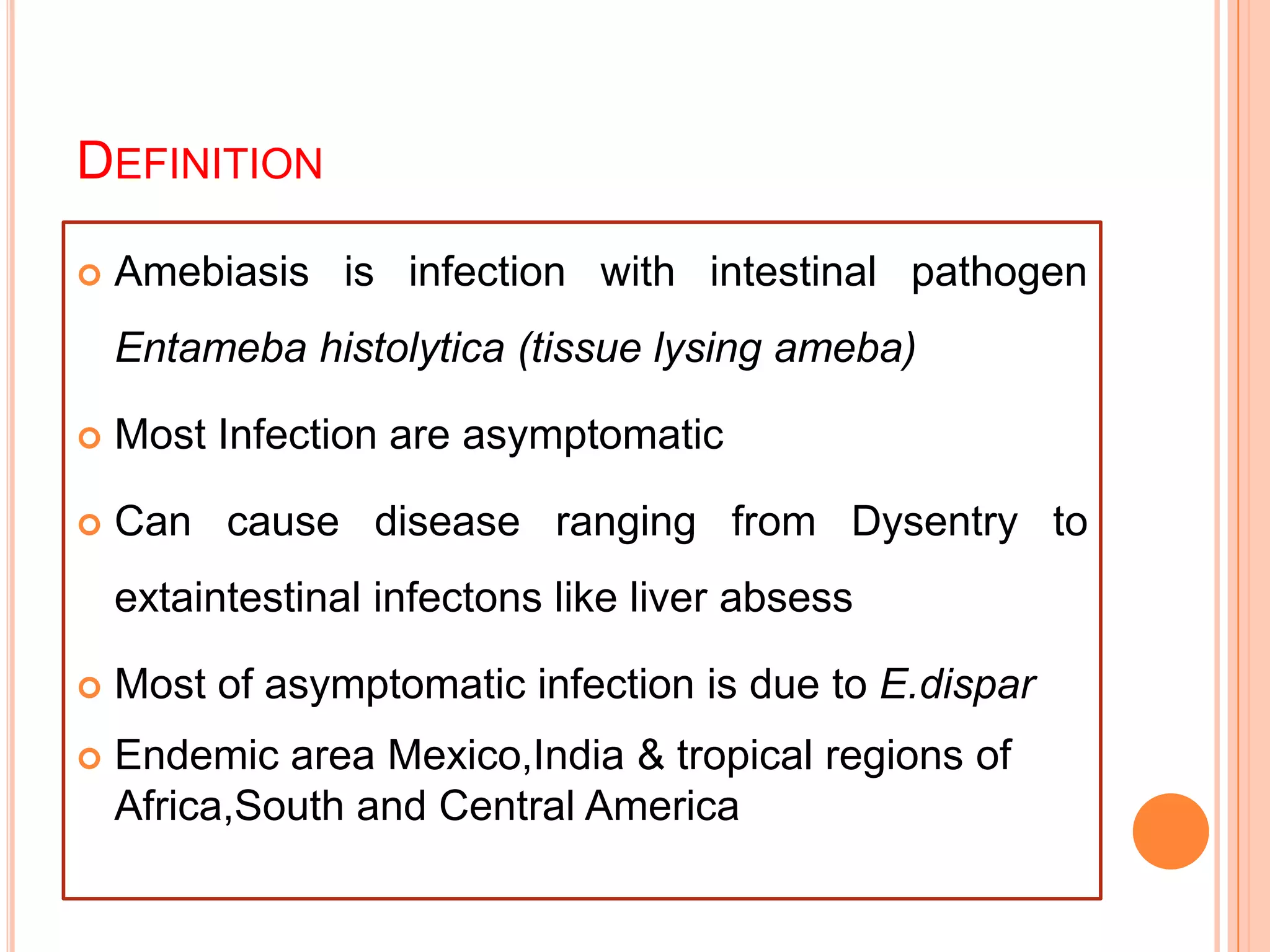 Amebiasis | PPTX