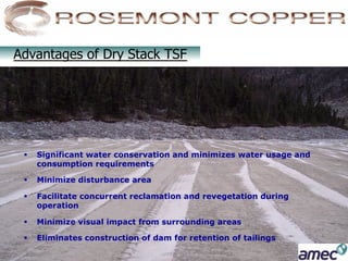 Dry Stack Tailings Facility | PDF