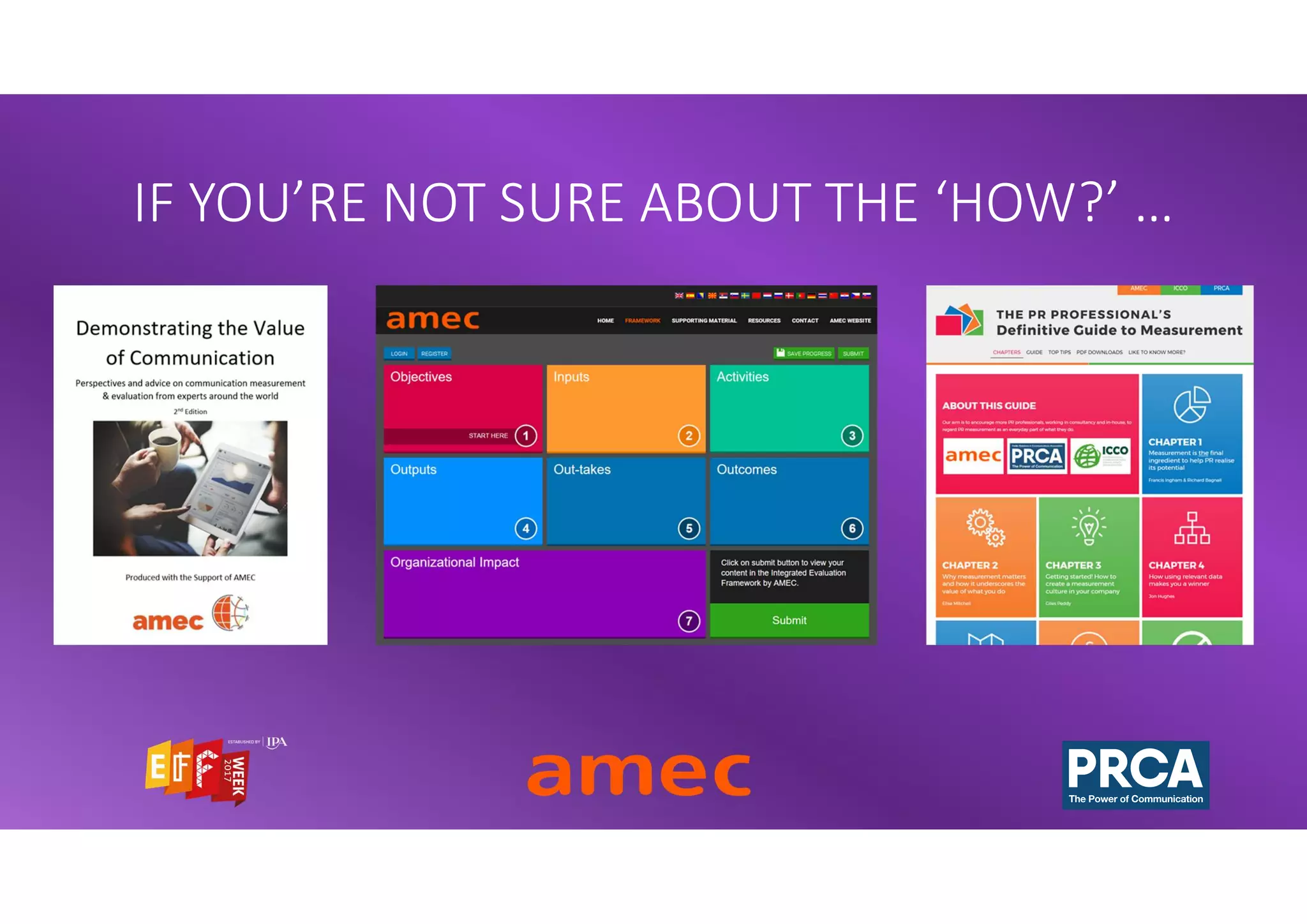 AMEC and PRCA presentation for Effectiveness Week 2017 | PPT