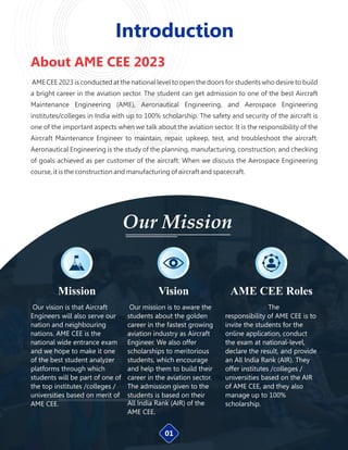 AME CEE 2023 ENTRANCE EXAM | PDF