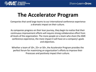 AME Chicago 2019 Conference Preview | PPT