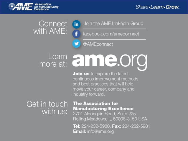 AME Chicago 2019 Conference Preview | PPT