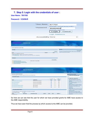 Ame configuration process end to end | DOC
