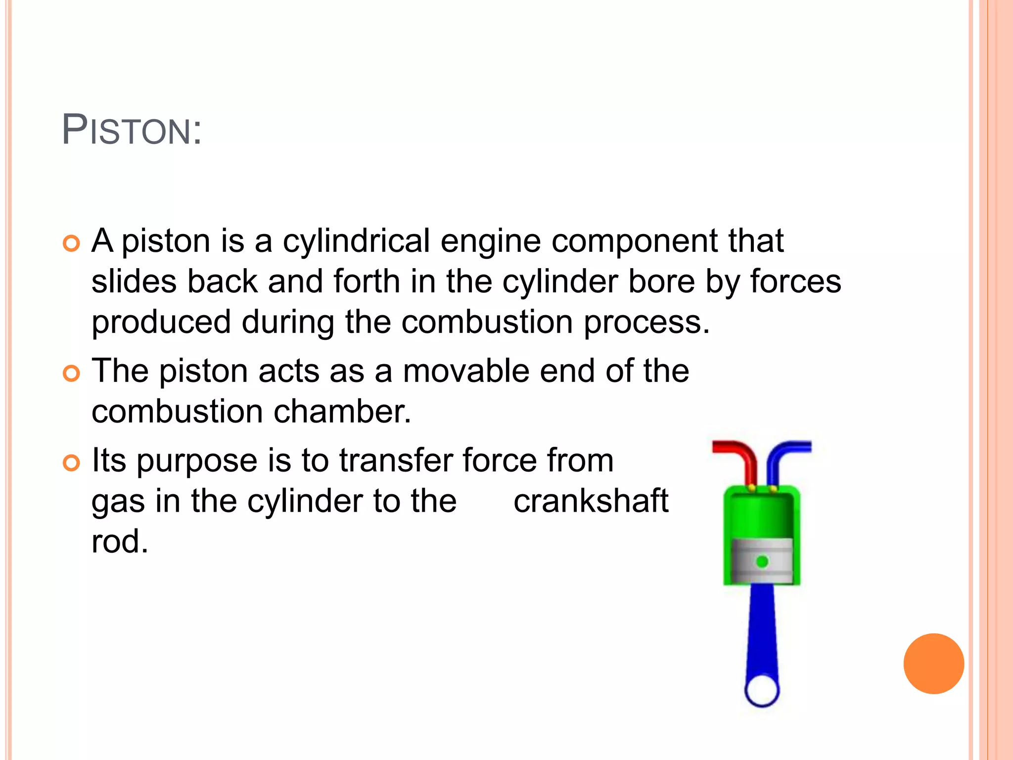 piston material selection | PPTX