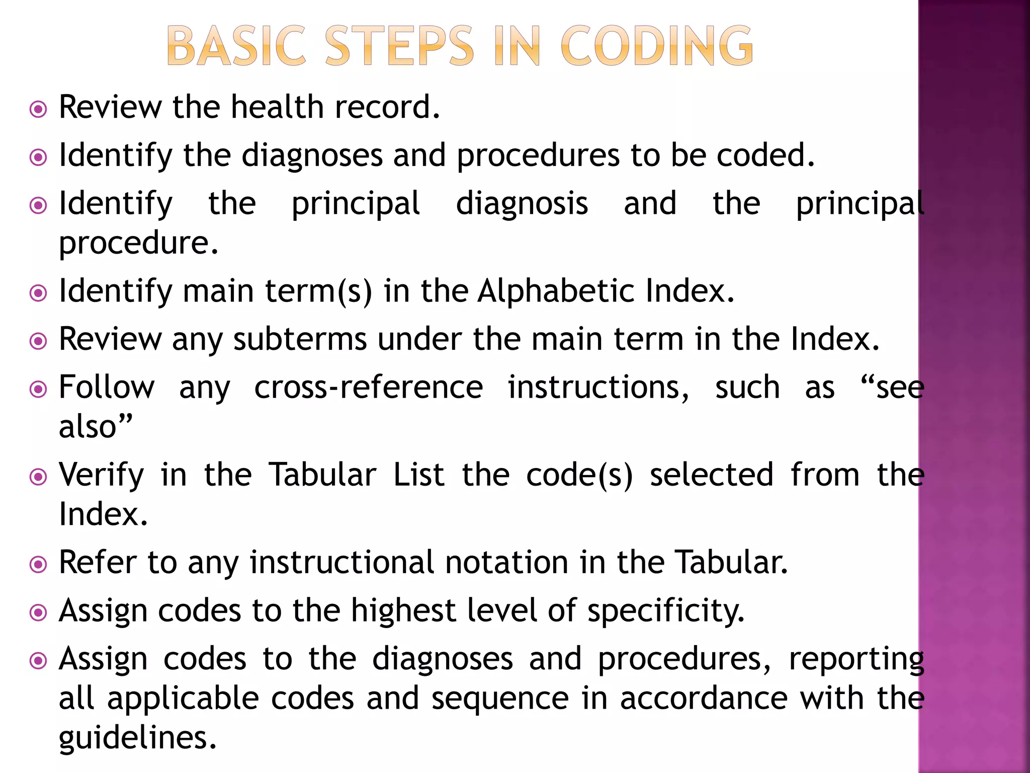 medical coding basic | PPTX