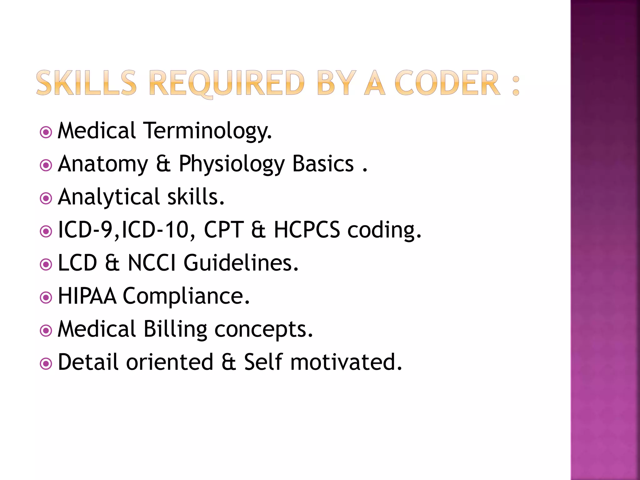 medical coding basic | PPTX
