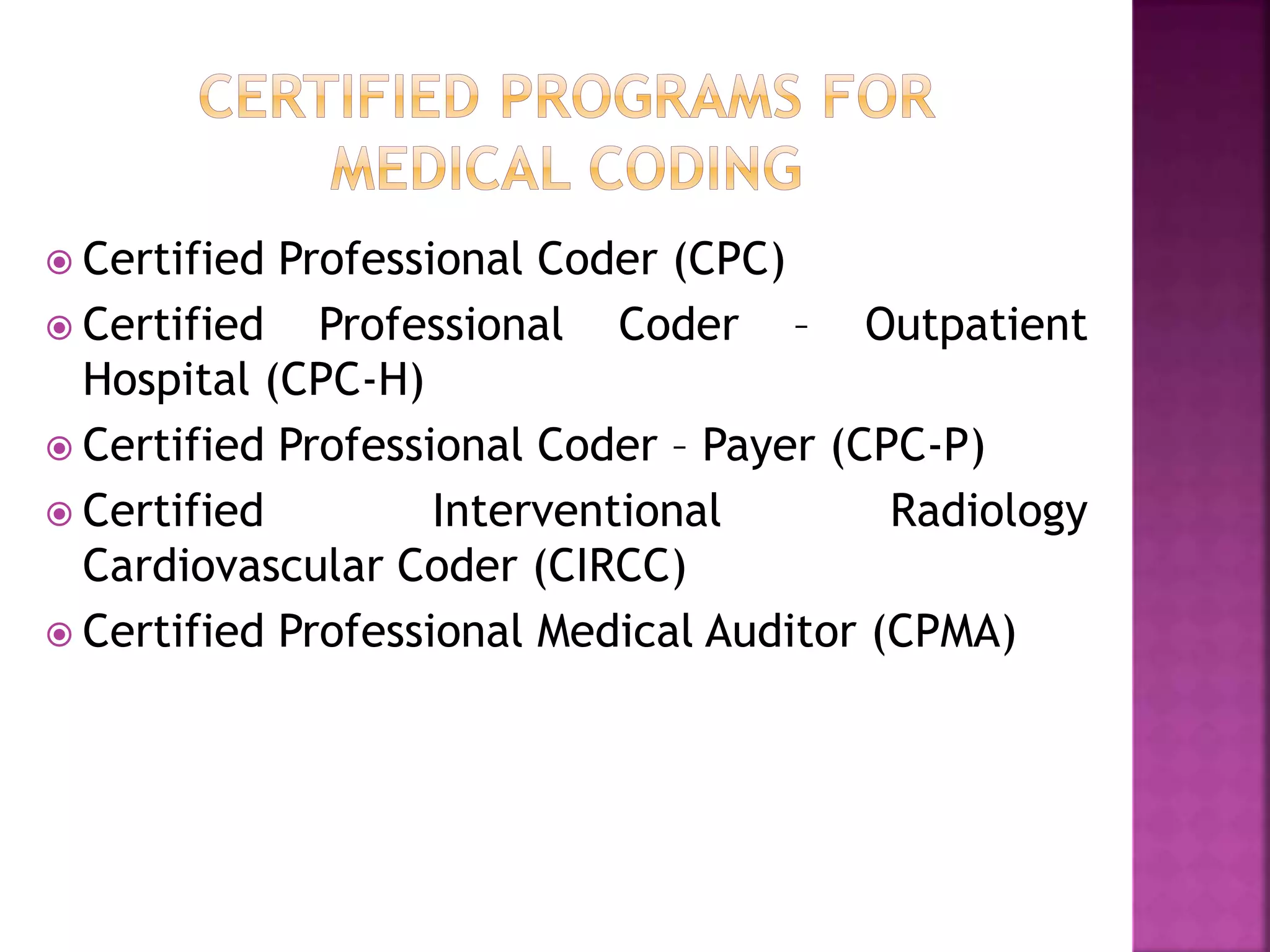 medical coding basic | PPTX