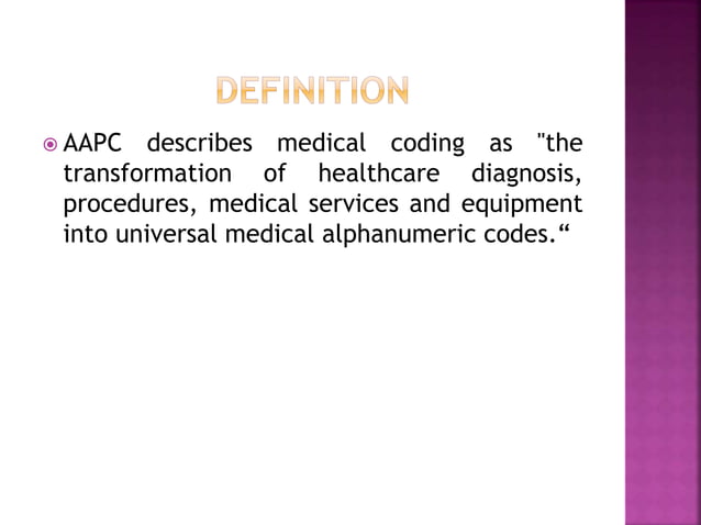 medical coding basic | PPTX