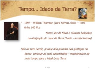 A medida do tempo geológico e a idade da terra | PDF