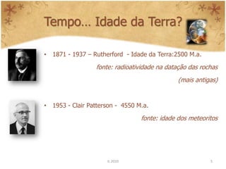 A medida do tempo geológico e a idade da terra | PDF