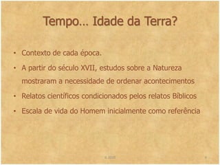 A medida do tempo geológico e a idade da terra | PDF