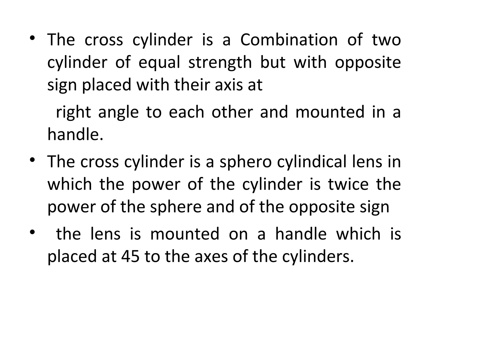 Jackson cross cylinder | PPT